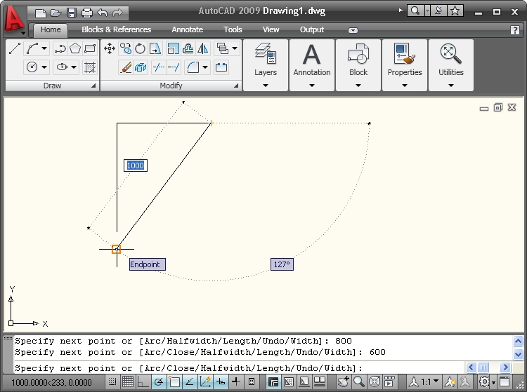 Polyline CAD Function
